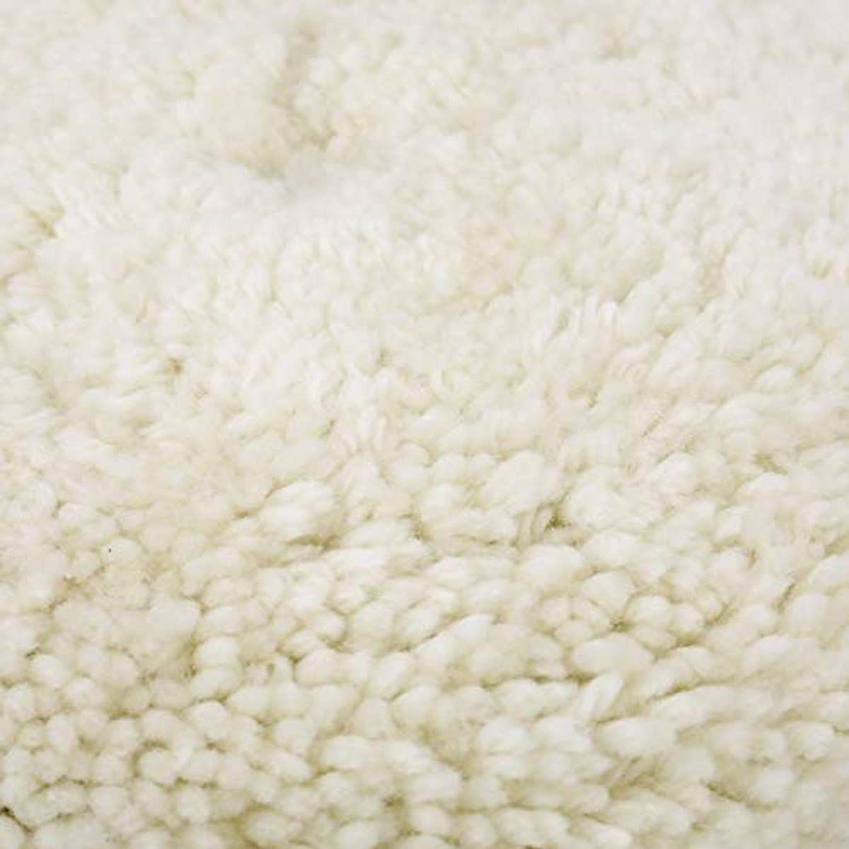 Fasmov 3 Pack Wool Polishing Pad 7" Wool Hook & Loop Grip Buffing Pad for Compound Cutting & Polishing