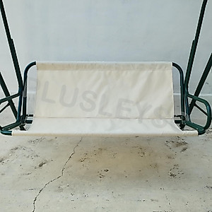 PLUSLEYSC Seat Patio Swing Seat Cover, Waterproof Thickened 900D 2/3 Seat Chair Bench Replacement, General Heavy Duty Swing Seat Cover