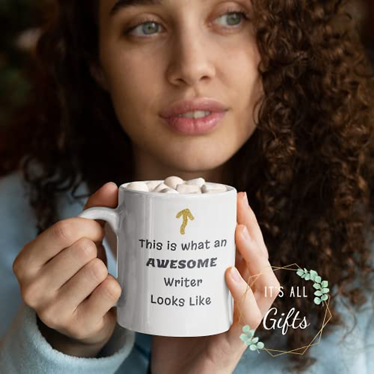This is What an Awesome Writer Looks Like Coffee Mug makes a Great Writer Christmas gift. Great stocking stuffer too! 15 oz