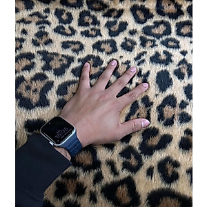 Faux Fur Animal Long Pile 58" Wide Fabric Full, Plush, Warm Soft Coat, Fashion Fursuit Costume - Sold by Continuous Yard (Leopard Fur)