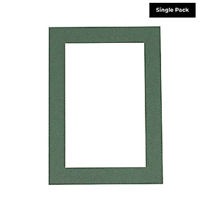 22x28 Mat Bevel Cut for 19x25 Photos - Acid Free Hunter Green Precut Matboard - For Pictures, Photos, Framing - 4-ply Thickness