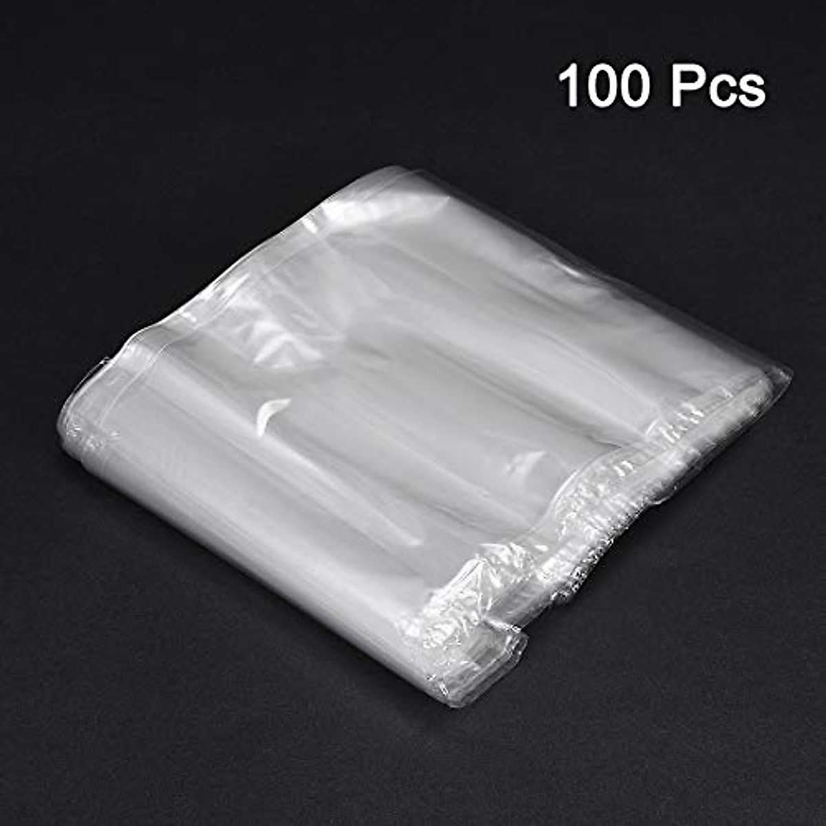 uxcell Shrink Wrap Bags, 10 x 7 inch 100pcs Shrinkable Wrapping Packaging Bags Transparent Industrial Packaging Sealer Bags