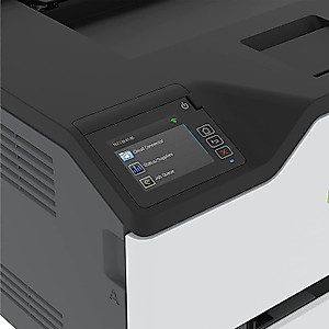 Lexmark C3426dw Color Laser Printer with Interactive Touch Screen, Full-Spectrum Security and Print Speed up to 26 ppm (40N9310),White,Small