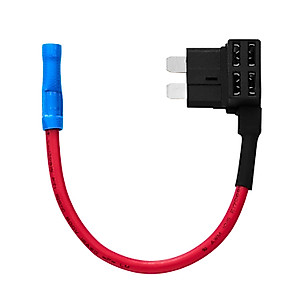 [UL Wire] Chanzon 5pcs 12awg Add-a-Circuit Fuse Tap Adapter ATC/ATO/Standard Fuse Holder for 35A Automotive Car Motorcycle