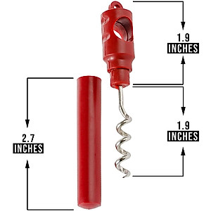 Camping wine opener - Portable plastic corkscrew