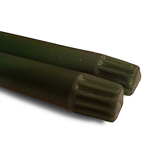 100% Pure Beeswax 10 inch Bayberry Scented Taper Candle Pair, Hand Poured by Hubbardston Candle Company