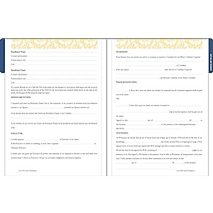 My Family Estate Legal Document Kit (includes Last Will and Testament, Health Care Proxy, and Legal Power of Attorney)