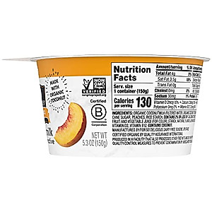 So Delicious, Peach Coconut Milk Yogurt, 5.3 Ounce