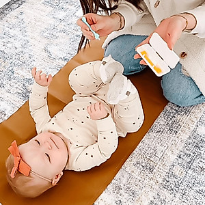 oogiebear - Nose and Ear Gadget. Safe, Easy Nasal Booger and Ear Cleaner for Newborns and Infants. Dual Earwax and Snot Remover - 2 Pack with Case - Orange and Seafoam