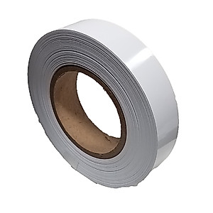 Decorative Gondola Shelving Vinyl Insert for Ticket Channel 130 FT. x 1.25 in. - White