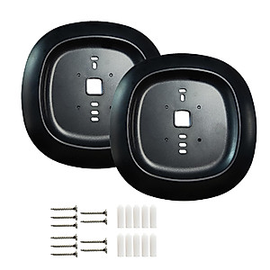 Thermostat Black Decorative Wall Trim Plate Mount Fit for Ecobee3, 3 Lite, 4 (1)