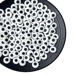 Weraru Big Candy Eyeballs Eye Ball Sweets Cake Cupcake Toppers Cookie Dessert Sprinkles Decorations for Birthday Party Supplies 4.2Ounce