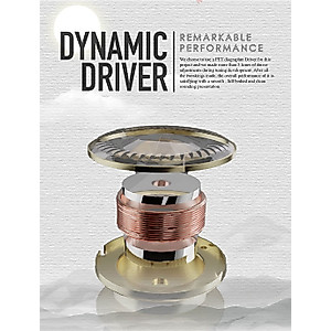 Linsoul TANGZU Wan’er S.G HiFi 10mm Dynamic Driver PET Diaphragm in-Ear Earphone with Ergonomic Shape, Detachable 2Pin OFC Braided Cable for Audiophile Musician DJ Stage (Black, Wan’er S.G)