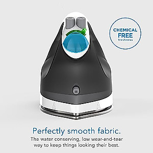 Steamfast SF-760 Portable Cordless Steam Iron, With Carrying Case, Non-Stick Sole Plate, White