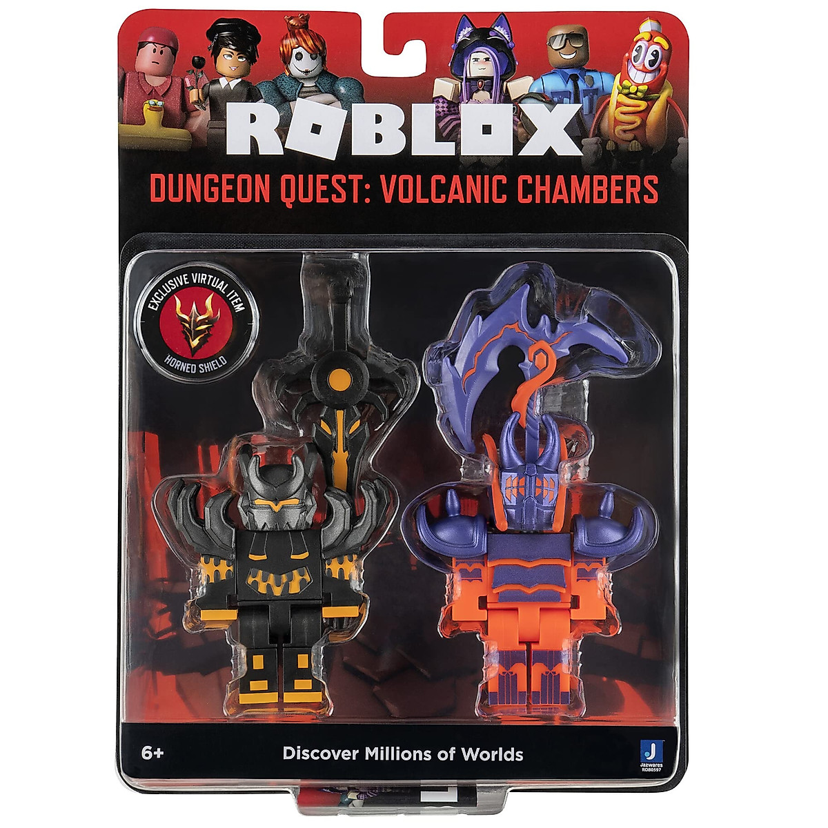 Roblox Action Collection - Dungeon Quest: Volcanic Chambers Game Pack [Includes Exclusive Virtual Item]