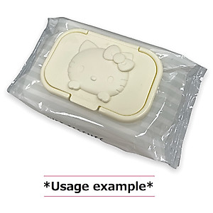 Sanrio Hello Kitty Baby Wet Paper Wet Tissue Wipe Lid Cover (White)