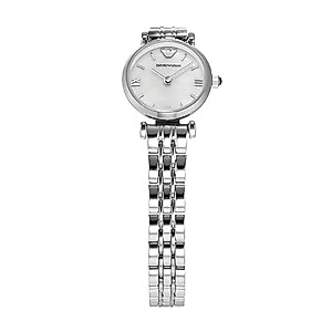 Emporio Armani Women's Silver Tone Stainless Steel Bracelet Watch (Model: AR1763)