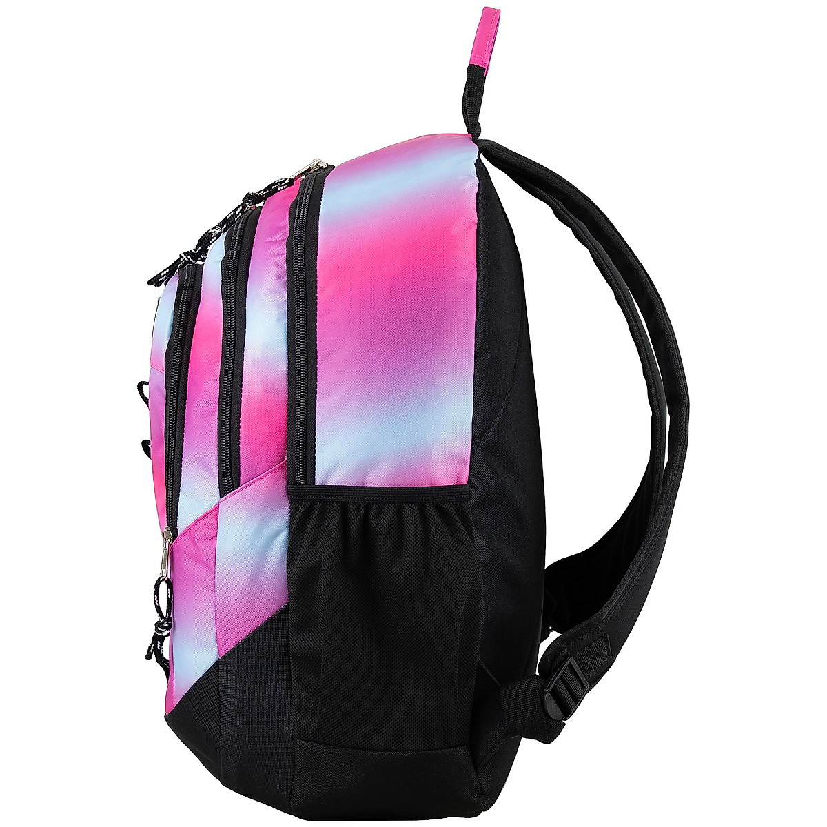 FUEL Travel Laptop Carry On Backpack Sport Shock Multi Large Compartments for College Bookbag, Hiking, Work, 18.5 x 13 x 7 Inches, Pink Pastel