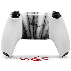 WraptorSkinz Skin Wrap compatible with Sony PS5 DualSense Controller Lightning Black (CONTROLLER NOT INCLUDED)