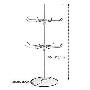 Polmart Medium Duty Two Tier Counter Top Spinner Display Stand