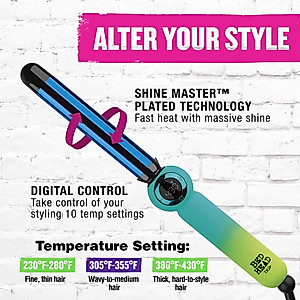 Bed Head Twirl Junkie Digital Curling Wand | Tight Curls and Waves, (1 in)