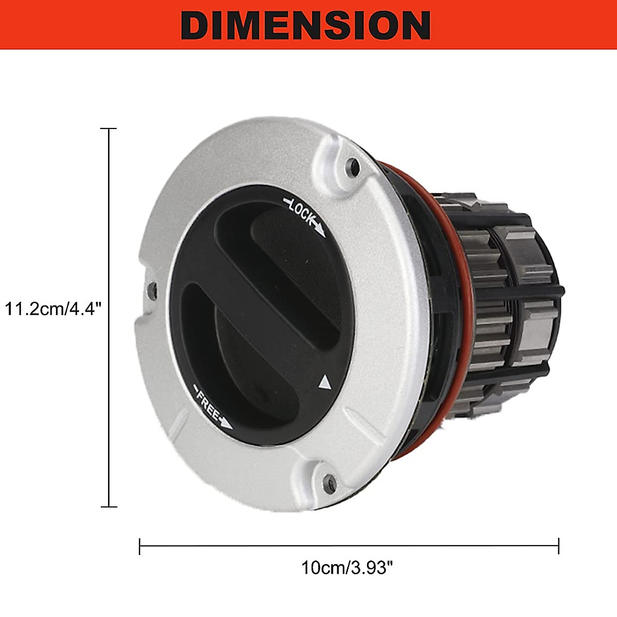 4WD Manual Locking Hub Compatible with Ford F250 F350 F450 F550 Super Duty 2005-2020 Replaces 600-220 BC3Z3B396B BC3Z-3B396-B(2PCS)