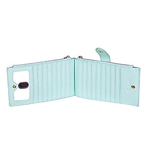 Travelambo RFID Wallet Women Large Size Bifold Multi Card Wallet Case with Zipper Pocke Credit Card Holder for Women