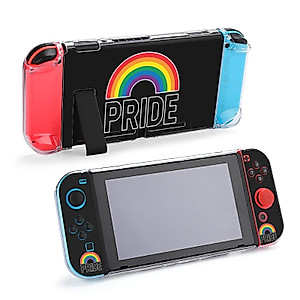 LGBT Gay Pride Rainbow Flag Protective Case Cute Design Hard Cases Cover Game Shell for Switch