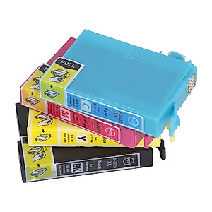 Gonetre Ink Replacement Combo Pack Ink 4 Colors Bk C M Y Abs Housing Fadeless Printing Combo Pack for Xp 200