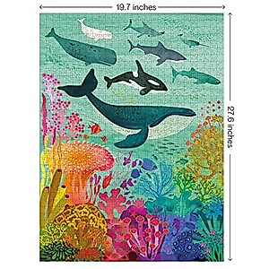 Elena Essex 1000 Piece Puzzle for Adults - Woodland Magic, Desert Hideout, Autumn Wheel, Winter Wheel, Dream Away (Ocean Deep)