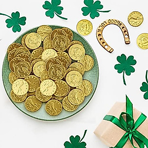 Easter Gold Chocolate Coins – 600g Bulk Candy Bag – Delicious Premium Belgian Chocolate Gold Candy for Kids and Adults – Individually Wrapped Chocolate Milk Coins (Aprox, 115 Coins) – Ideal For Impressing Your Guests