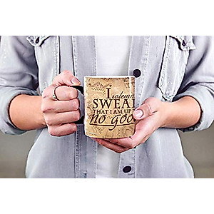 Morphing Mugs Harry Potter - Hogwarts Marauder's Map - I Solemnly Swear - 11 oz Heat Sensitive Mug – Image Revealed With HOT Liquid added! - Officially Licensed Collectible