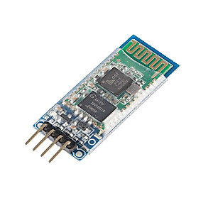 AEDIKO 4pcs HC-06 Bluetooth Module RS232 4 Pin Wireless Serial RF Transceiver Module Bi-Directional Serial Channel Slave Mode Module