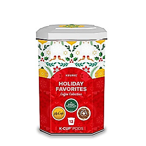 Keurig Holiday Favorites Coffee Collection, Single Serve K-Cup Pods, 12 Count (Pack of 1)
