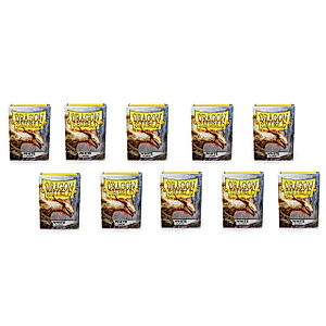 10 Packs Dragon Shield Classic White Standard Size 100 ct Card Sleeves Display Case …