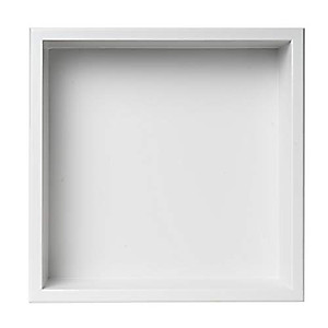 ALFI brand ABNC1616-W Shower Niche, 16"L x 16"W x 4"H, Matte White