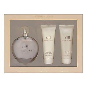 Still By Jennifer Lopez | 3 Piece Gift Set - 3.4 Oz Eau De Parfum Spray, 2.5 Oz Shower Gel, 2.5 Oz Body Lotion | Fragrance For Women