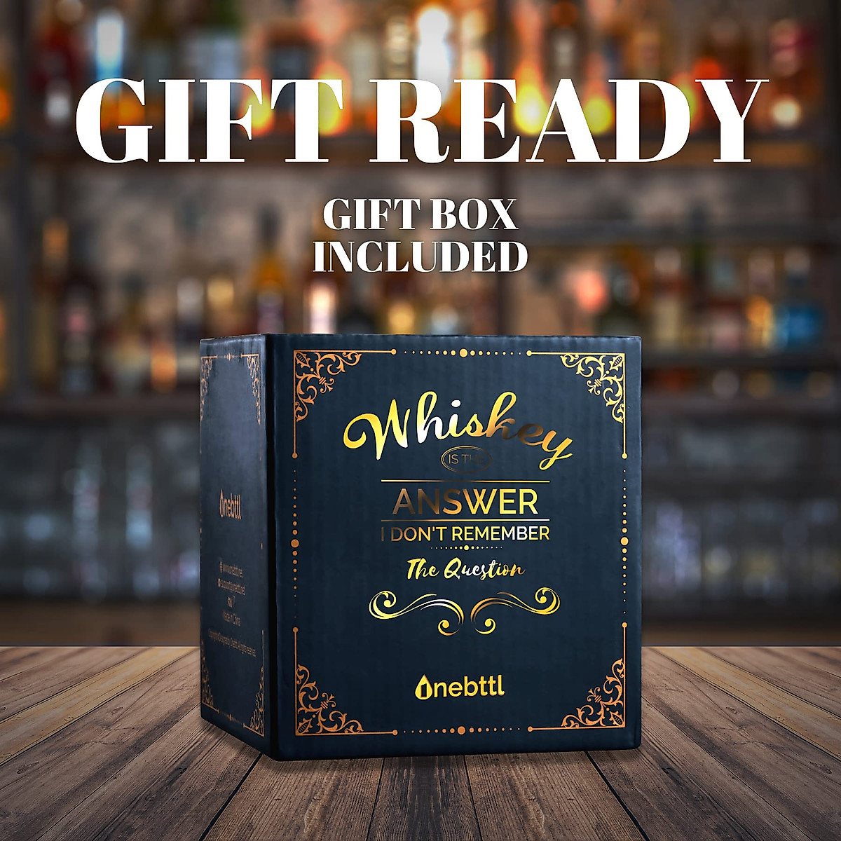 Onebttl Motorcycle Gifts for Men Whiskey Glass, Old-fashioned Glass, for Motorbike Lover Biker Rider, Father's Day, Christmas, Birthday - I Don't Snore I Dream I'm a Motorcycle