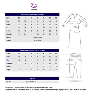 VredeVogel Women's Cotton Silk Jacquard Kurta Pant With Banarasi Silk Dupatta Large Navy Blue