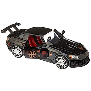 Jada Toys Fast & Furious 1:24 Johnny's Honda S2000 Die-cast Car, Toys for Kids and Adults, Black