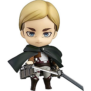 Good Smile Attack On Titan Commander Erwin Smith Nendoroid Action Figure