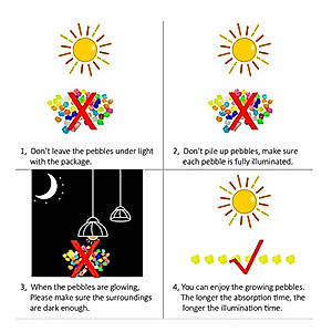 AXNOGAVH Glow in The Dark Rocks, Outdoor Luminous Stones Fluorescent Luminous Pebbles for Walkway Pathway Decor(100pcs-White)