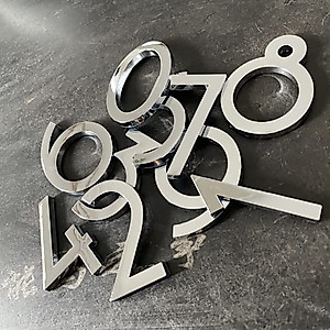 HopeWan Self Adhesive Mailbox Numbers, 2.8 Inch Door Address Sign Number Stickers for Aprtment Office Room Home Decor Project.