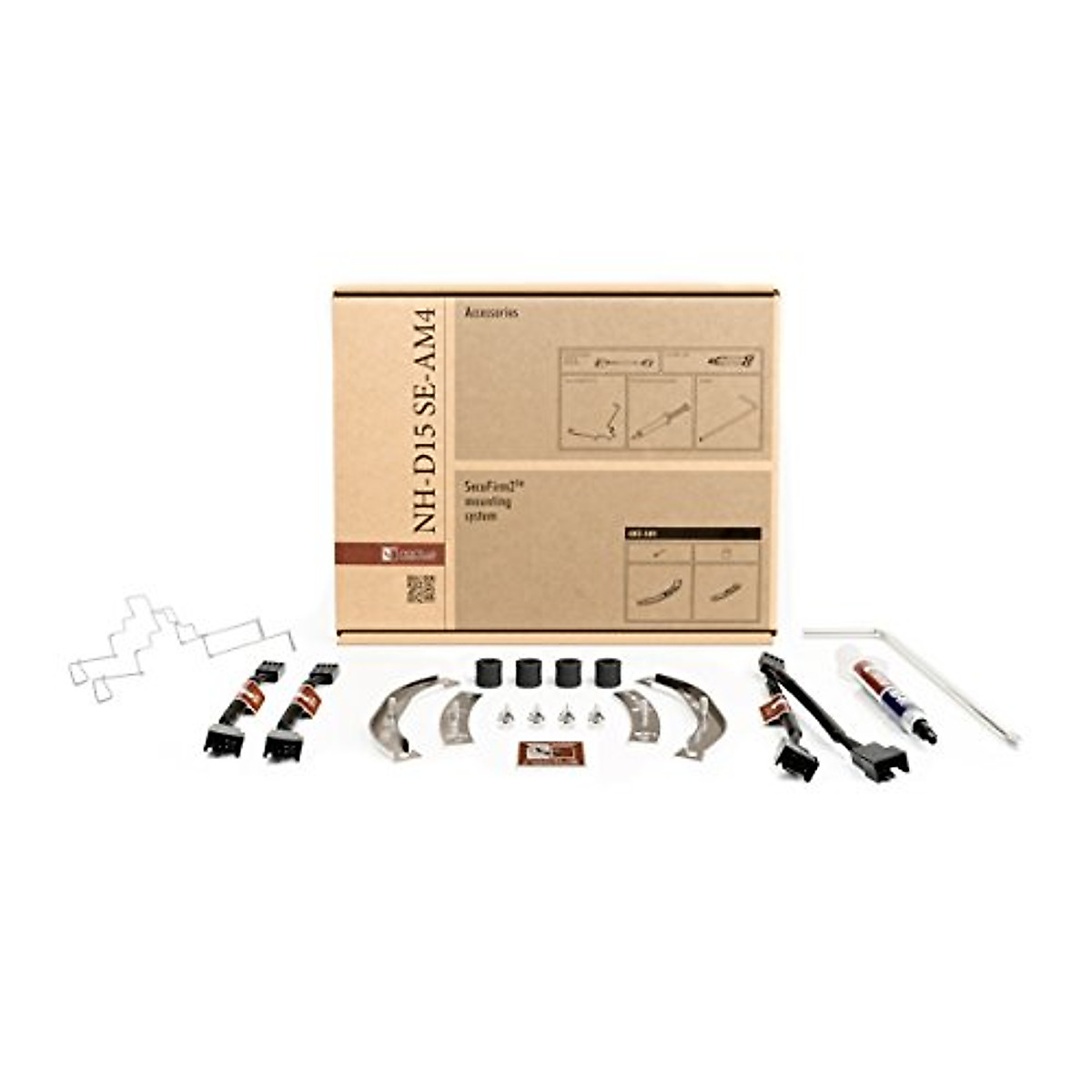 Noctua NH-D15 SE-AM4, Premium Dual-Tower CPU Cooler for AMD AM4 (Brown)