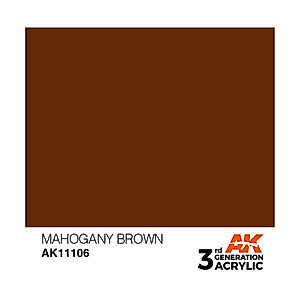 AK Interactive 3rd Gen Acrylic Mahogany Brown 17ml