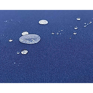 CozyLounge Indoor Outdoor Water Repellent High UV Resistant Patio Chair Cushion Cover (24"x24"x4" (4 Covers), Majestic Royal)