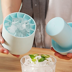 Cylinder Ice Cube Ice Cup Ice Maker Ice Storage Box Ice Tray Cylinder Ice Cube Ice Cup Ice Storage