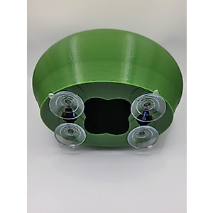 Stroodies Giant Bubbleloft Hide for Arboreal Geckos | Especially Adult Cresties | Includes 4X Suction Cups | (LeafGreen)