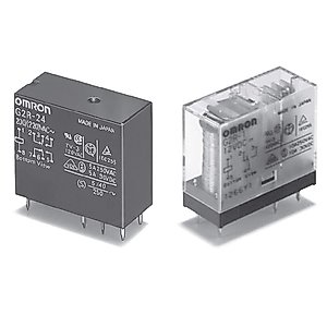 OMRON ELECTRONIC COMPONENTS G2R-1A-E-DC24 POWER RELAY SPST-NO 24VDC, 16A, PC BOARD
