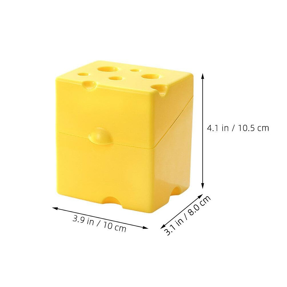 Pyrrhiax Cheese Storage Cheese Keeper Sliced Cheese Container for Fridge With Flip Lid Butter Block Cheese Slice Storage (1pcs)